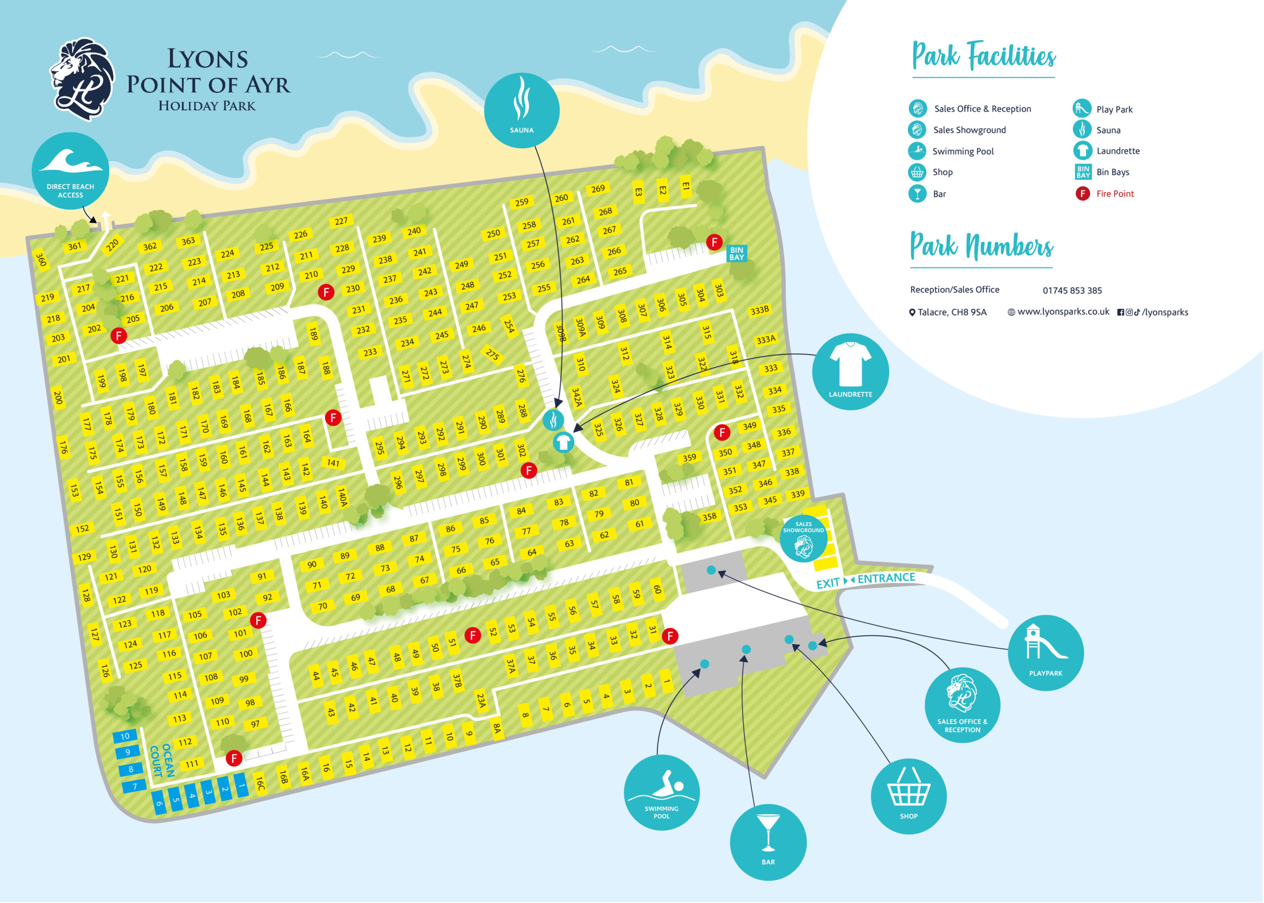 Lyons Point of Ayr Holiday Park in Talacre North Wales