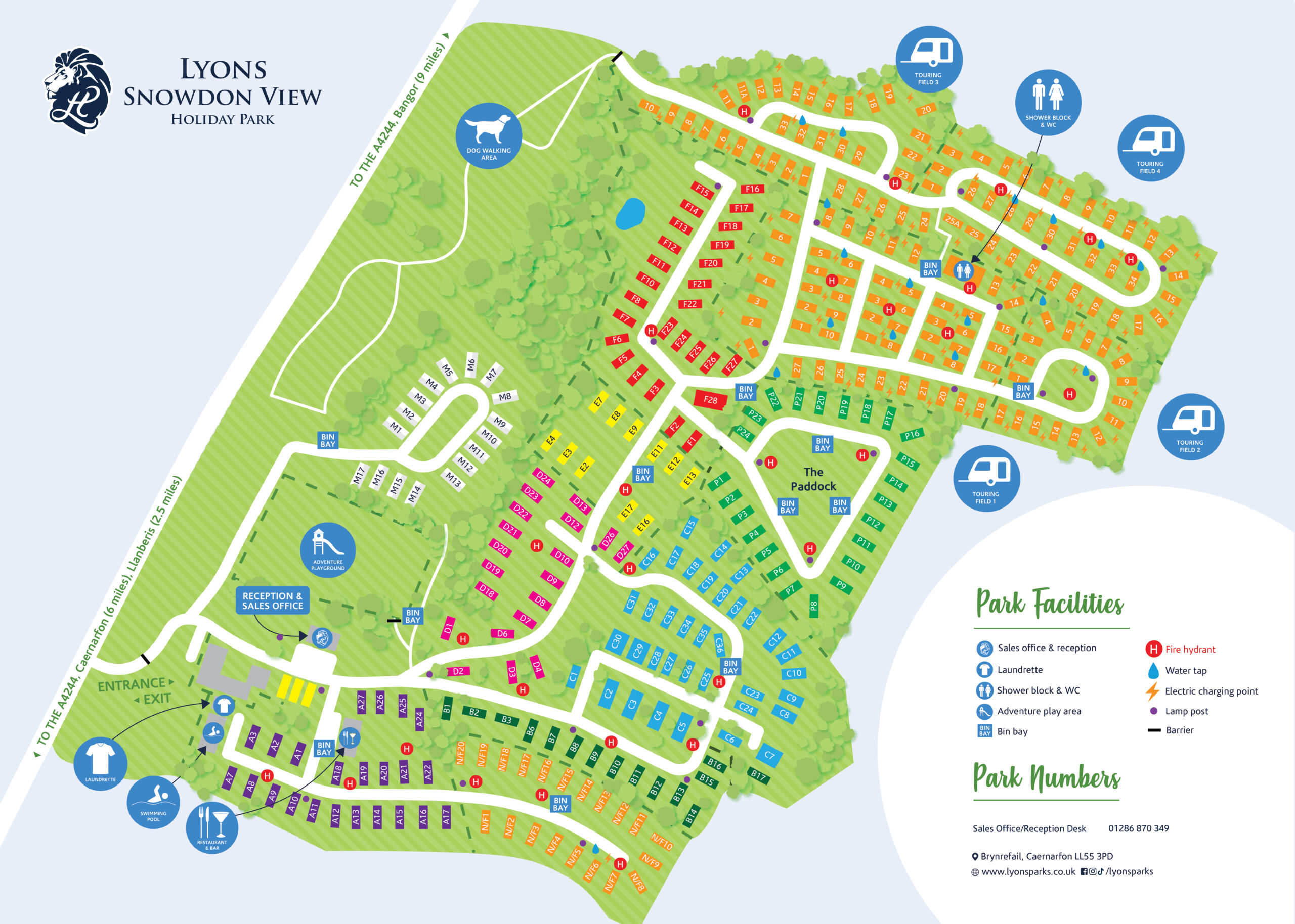 Lyons Snowdon View Caravan Park | Touring & Camping Snowdonia