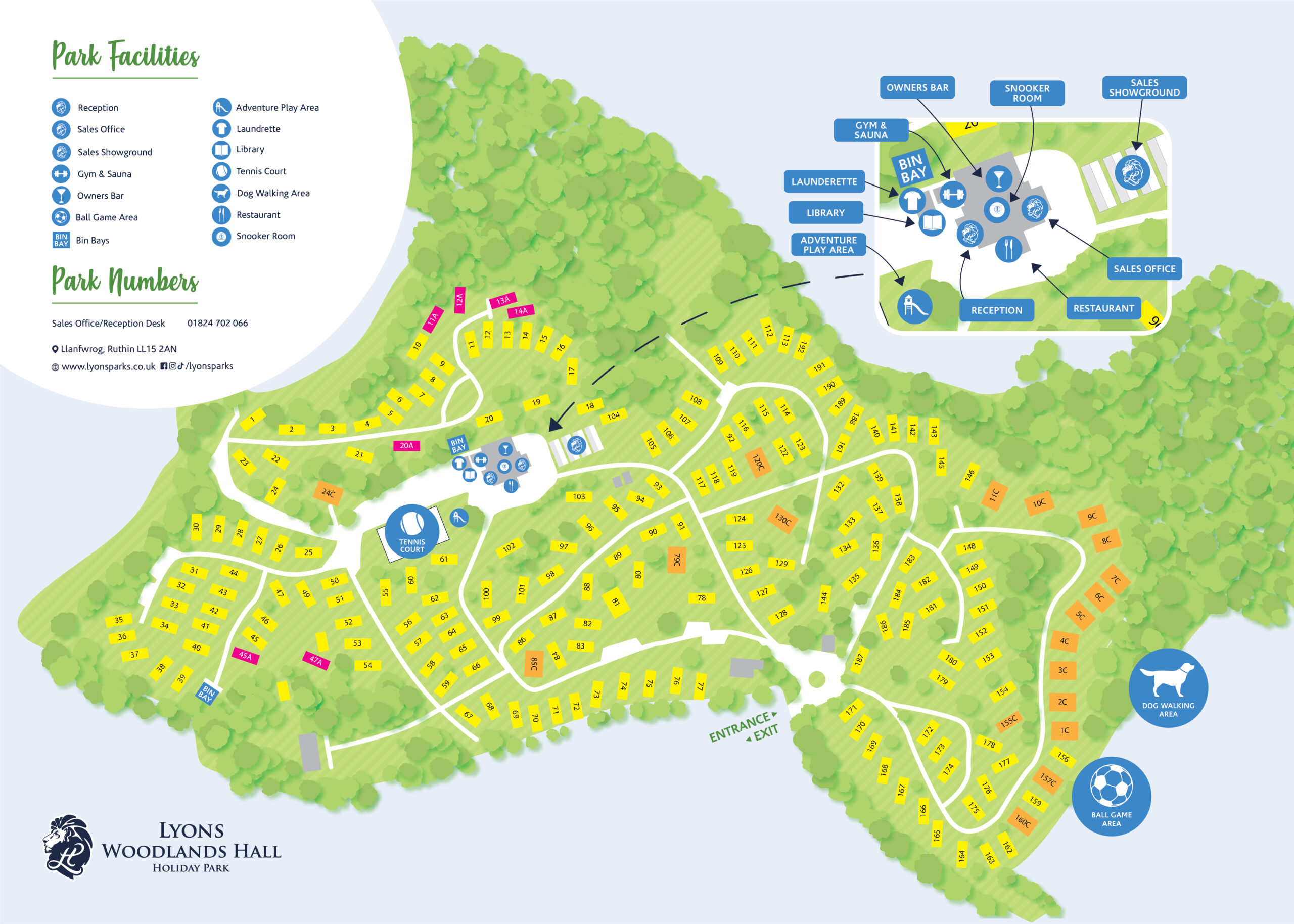 Holiday Park Maps | Lyons Holiday Parks